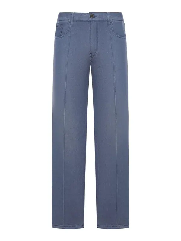 Prada Washed Denim Five-pocket Jeans - Blue