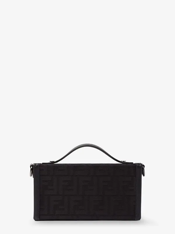 Fendi Baguette Soft Trunk Ff Fabric Crossbody Bag - Multicolor