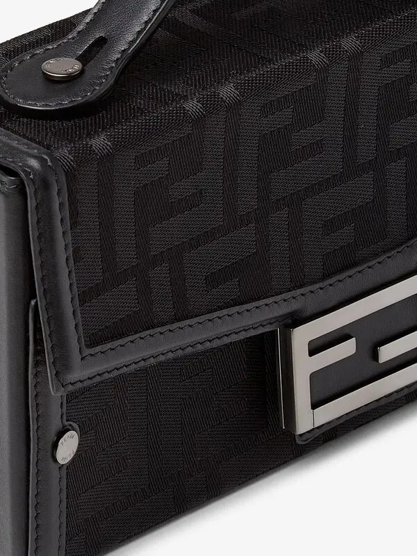 Fendi Baguette Soft Trunk Ff Fabric Crossbody Bag - Multicolor