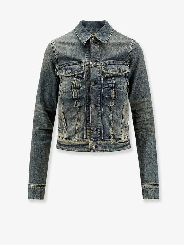 Balenciaga Denim Jacket - Multicolor