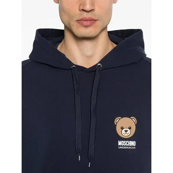 Moschino Hooded Long Sleeve Sweater
