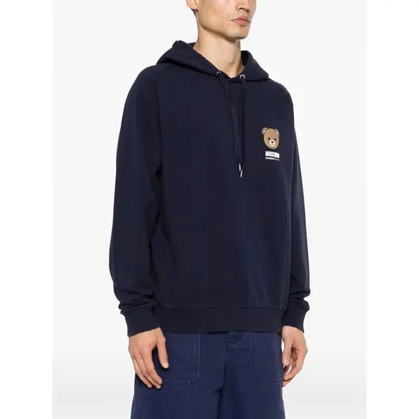 Moschino Hooded Long Sleeve Sweater