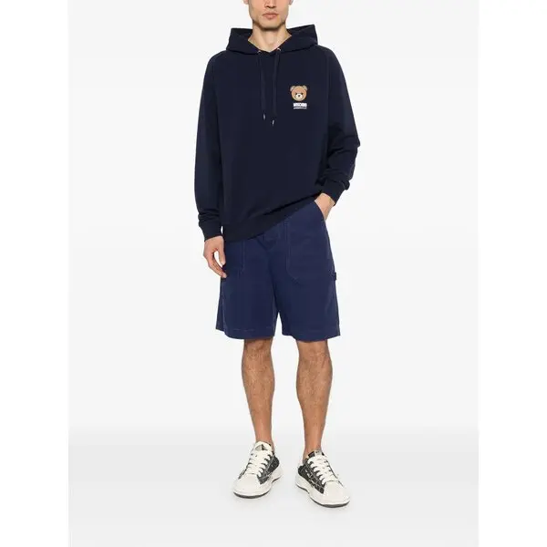 Moschino Hooded Long Sleeve Sweater