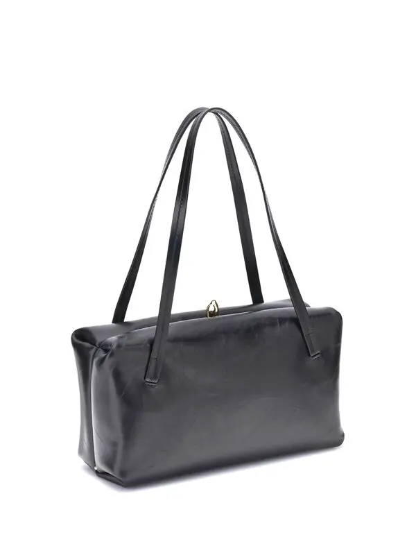 JIL SANDER Small Goji Pillow Shoulder Bag - Black