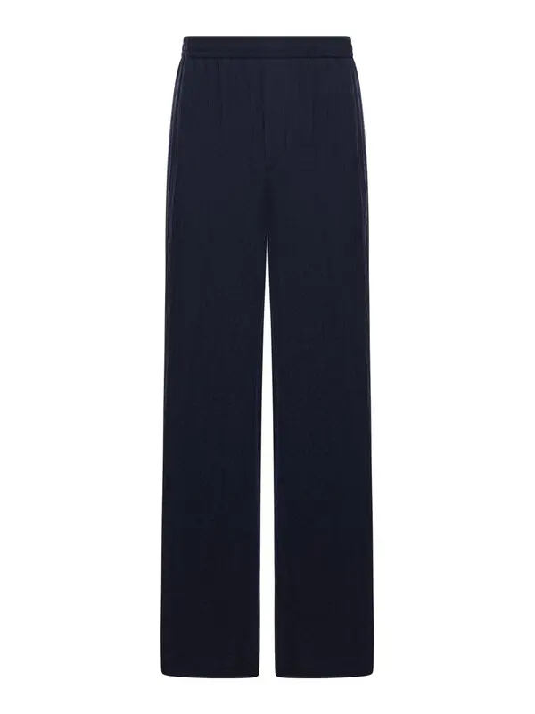 Giorgio Armani Lyocell And Froissé Silk Pants - Multicolor