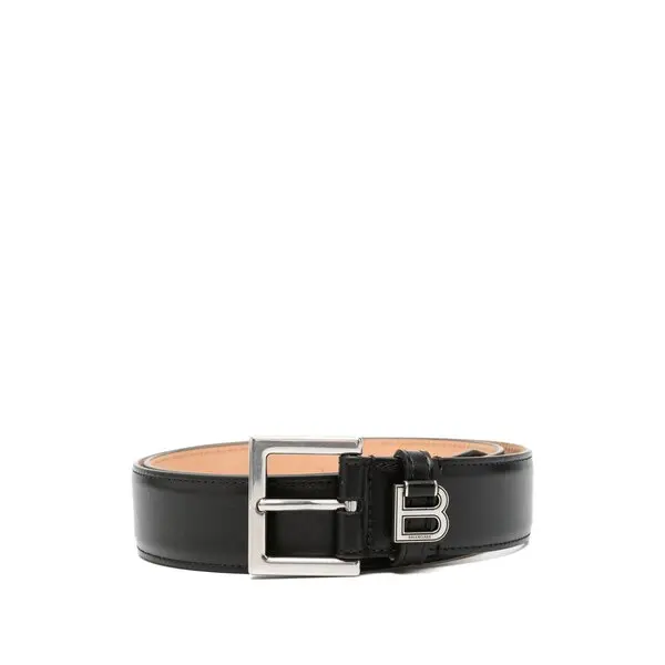 Balenciaga Belt With Logo Detail - Black