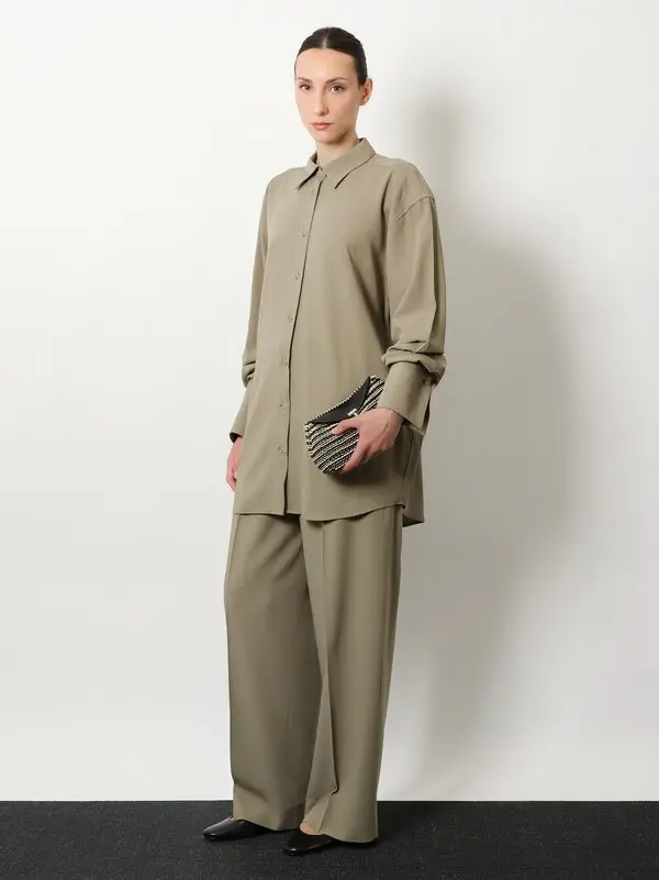 TOTEME Viscose And Wool Shirt - Multicolor
