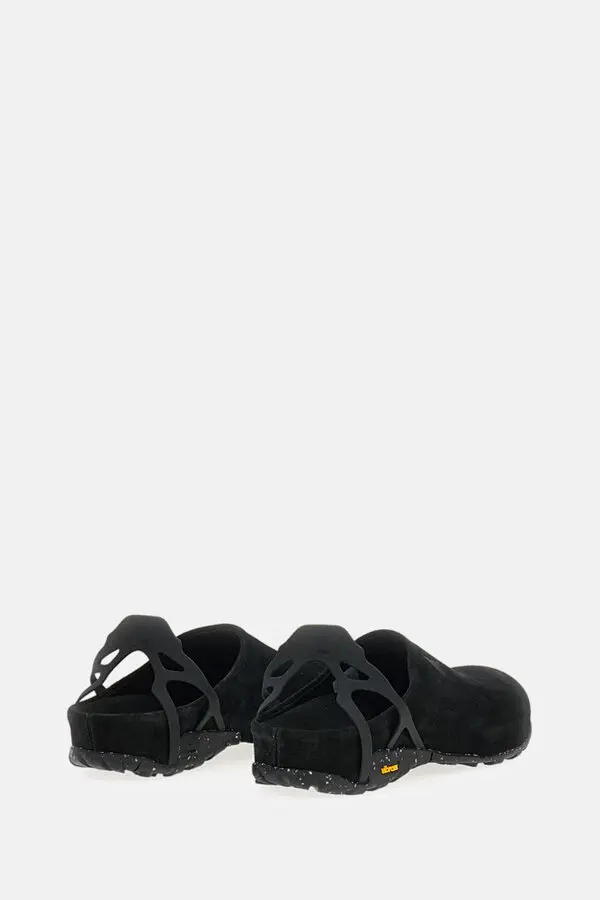 ROA Suede Leather Hybrid Clogs - Multicolor