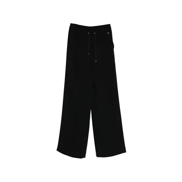 Herno High-waisted Wide-leg Trousers - Blue