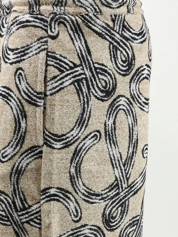 Loewe Terrycloth Shorts With Iconic Print - Multicolor