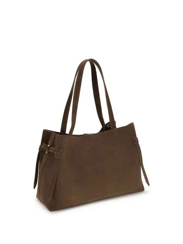 Yuzefi Gyoza Large Shoulder Bag - Brown