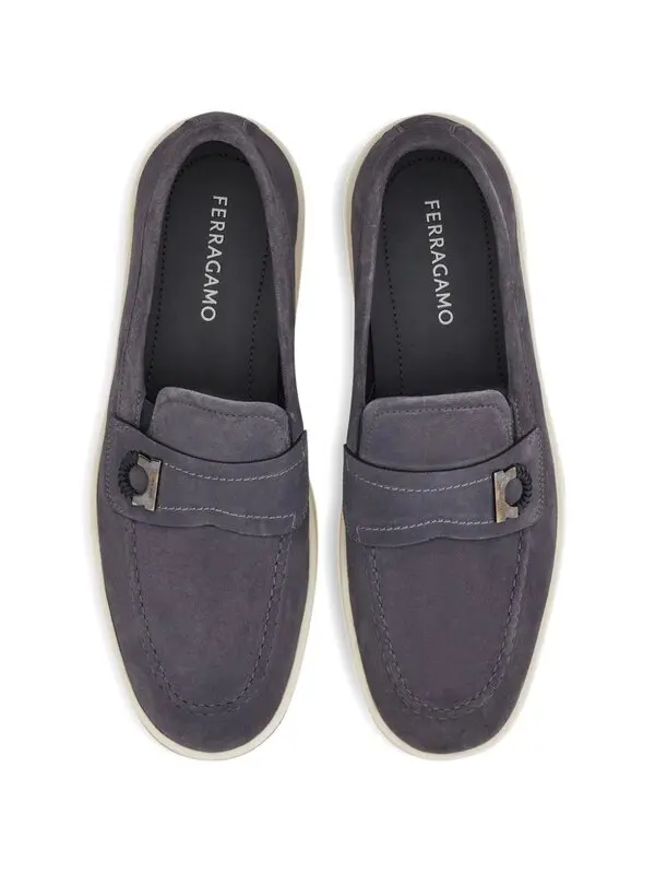 FERRAGAMO Leather Loafers - Multicolor