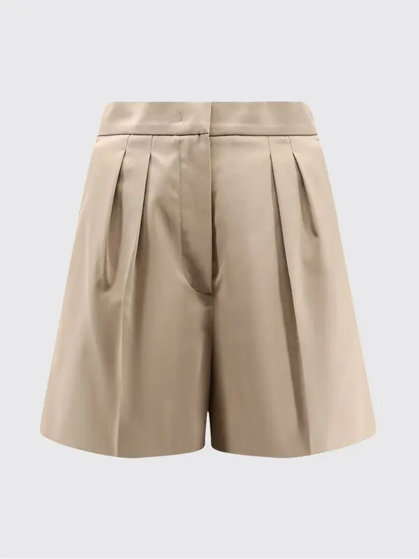 Max Mara Tailored Pleated Shorts - Brown