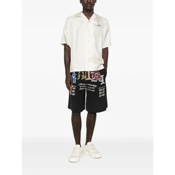 Amiri Cargo Shorts With Logo Detail