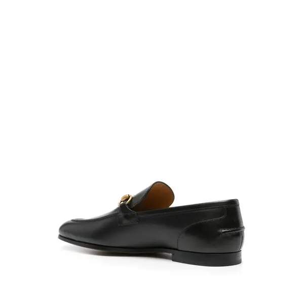 Gucci Calf Leather Loafers With Horsebit Detail - Black