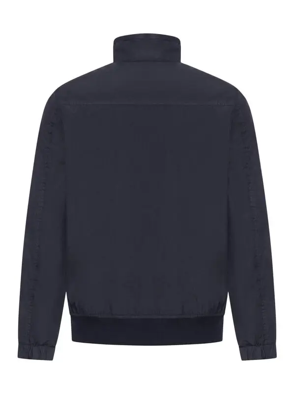 Stone Island Technical Fabric Jacket With Compass Logo - Blue