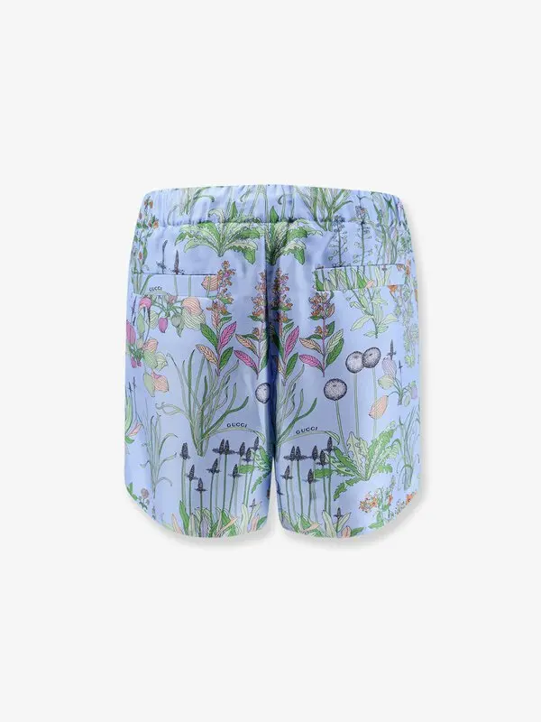 Gucci Printed Silk Shorts - Multicolor