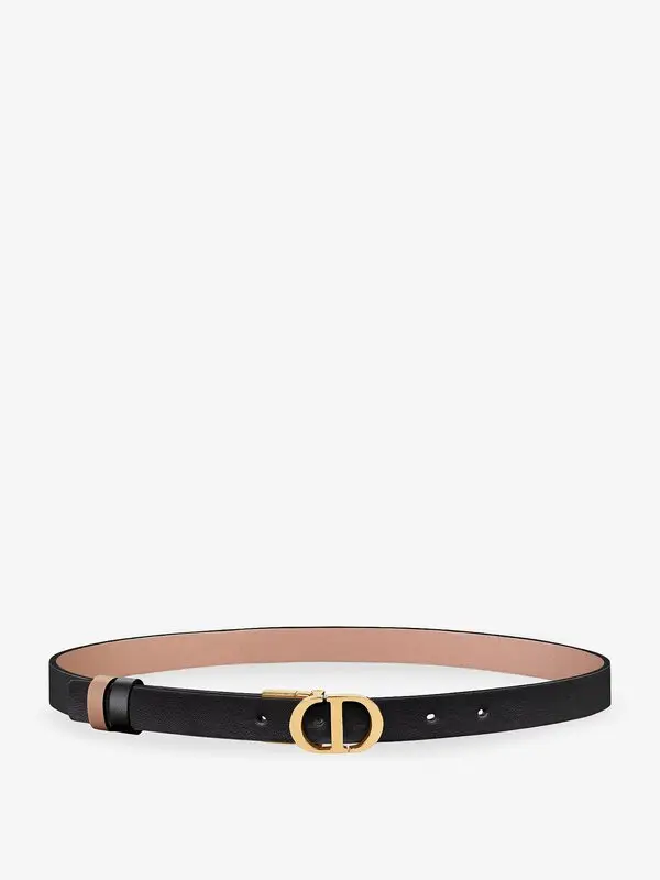 Dior Montaigne Reversible Leather Belt - Multicolor