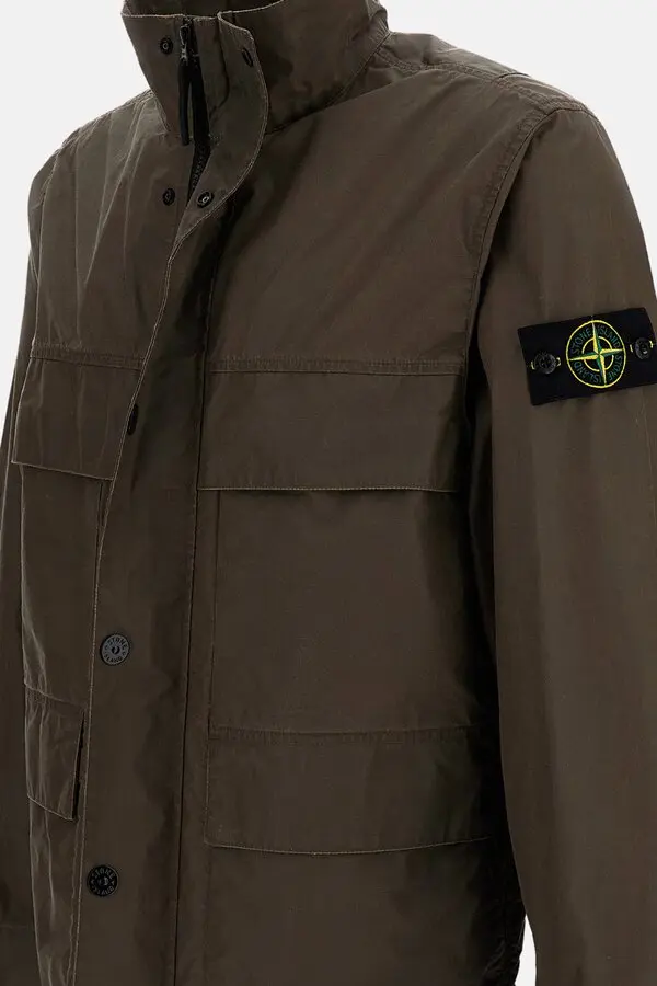 Stone Island Waxed Canvas Field Jacket