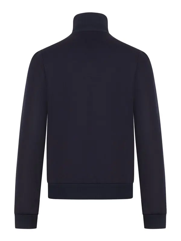 Gucci Technical Jersey Zip-up Jacket With Web Tape