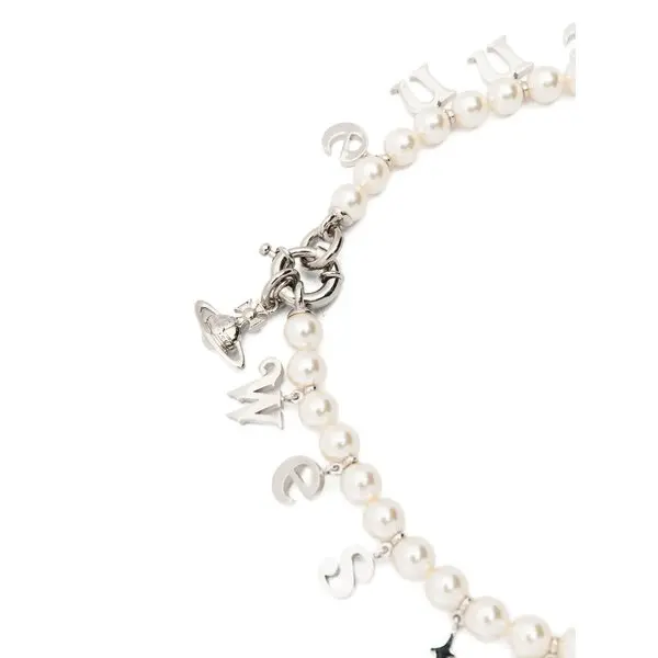VIVIENNE WESTWOOD Tone Pearl Orb Pendant Necklace