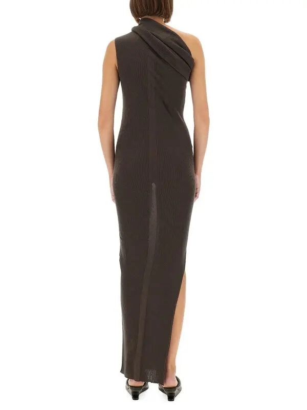 Rick Owens Knitted Athena Maxi Dress - Brown