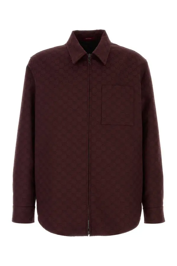 Gucci Gg Fabric Zip-up Jacket