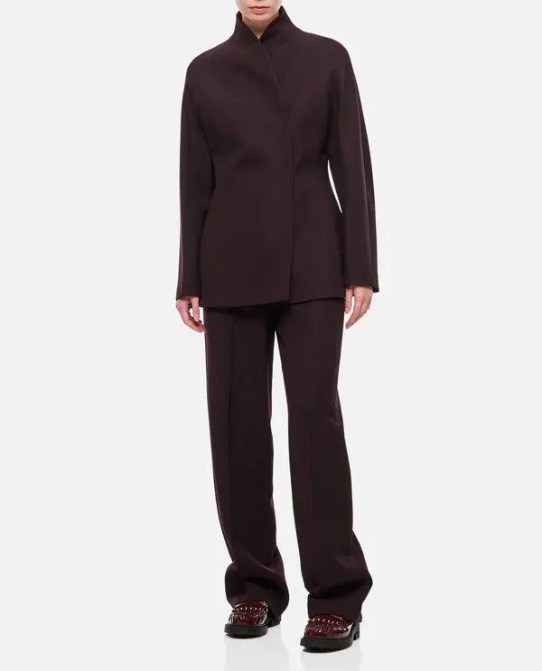 Fendi Grain De Poud Wide-leg Trousers