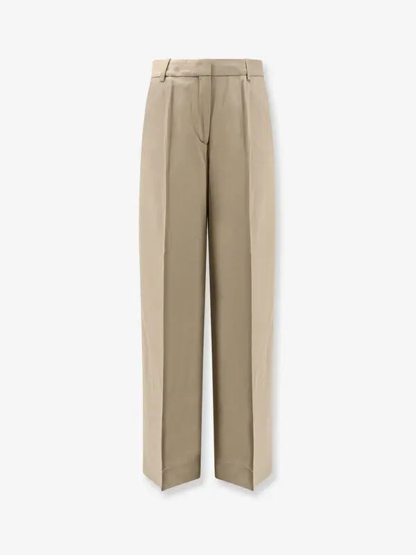 TOTEME Viscose And Wool Trousers - Multicolor