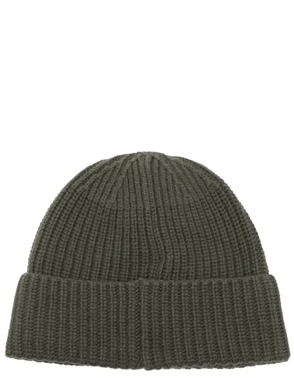 Stone Island Wool Beanie With Logo - Multicolor