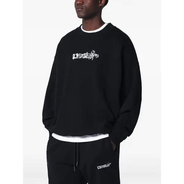 Off-White Arrow Motif Crew Neck Sweatshirt