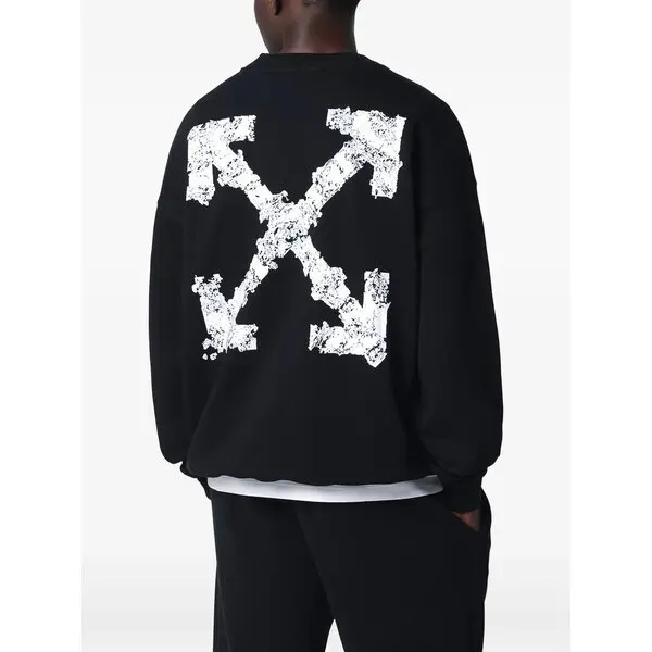 Off-White Arrow Motif Crew Neck Sweatshirt