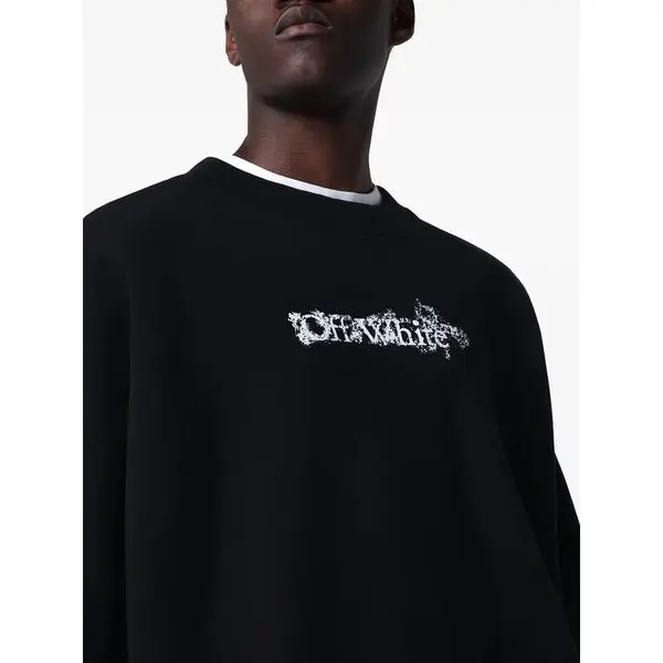 Off-White Arrow Motif Crew Neck Sweatshirt