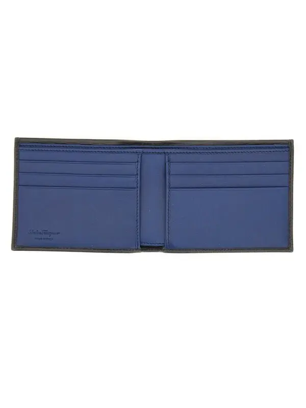 FERRAGAMO Hooks Wallet - Black
