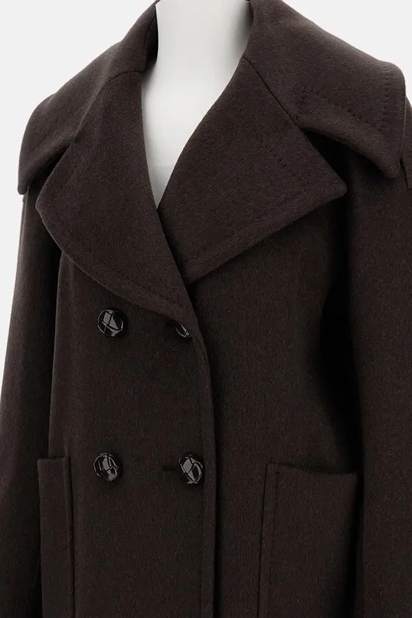 Max Mara Giacca Linea Wool Double-breasted Jacket