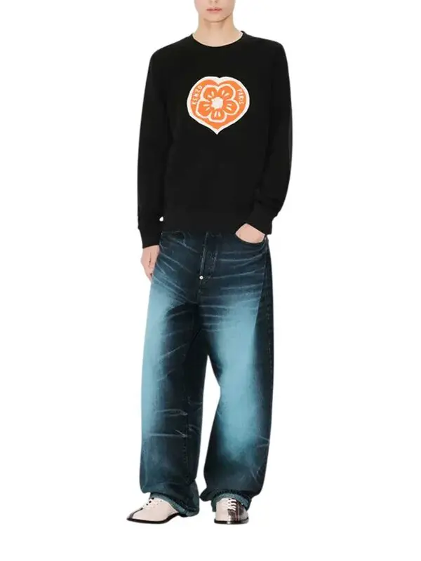 Kenzo Boke Heart Cotton Sweatshirt
