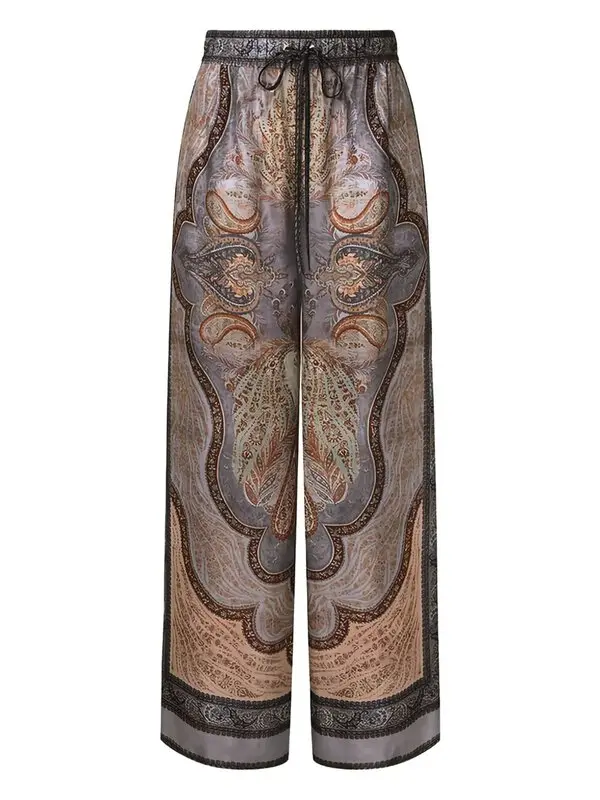 Zimmermann Wanderlust Relaxed Silk Pants
