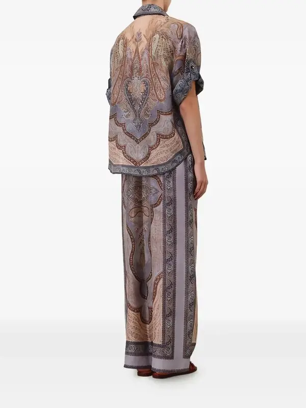 Zimmermann Wanderlust Relaxed Silk Pants