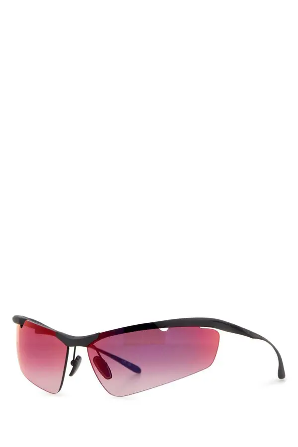 Balenciaga Metal Boomerang Sunglasses - Silver