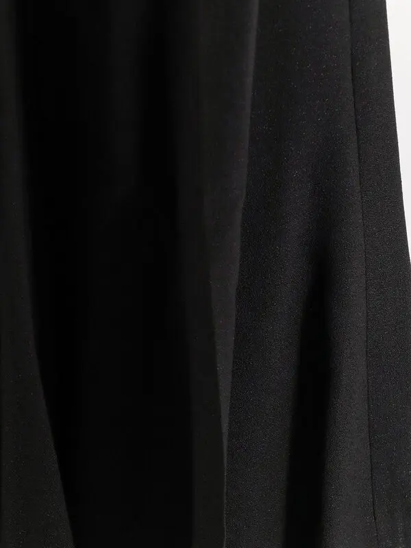Balenciaga Flared Viscose Trousers - Multicolor