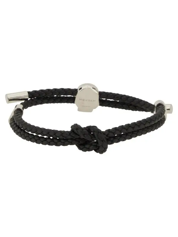 Alexander McQueen Skull Leather Bracelet
