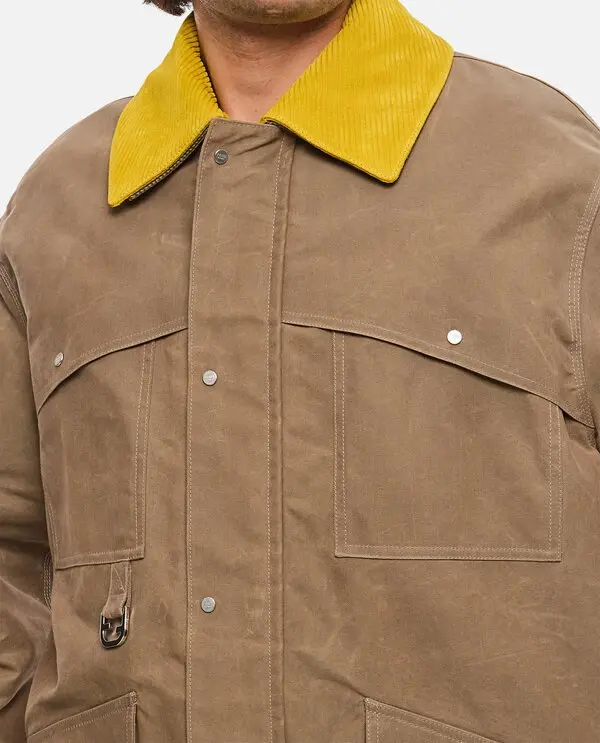Fendi Blouson Oiled Reps Cotton Jacket