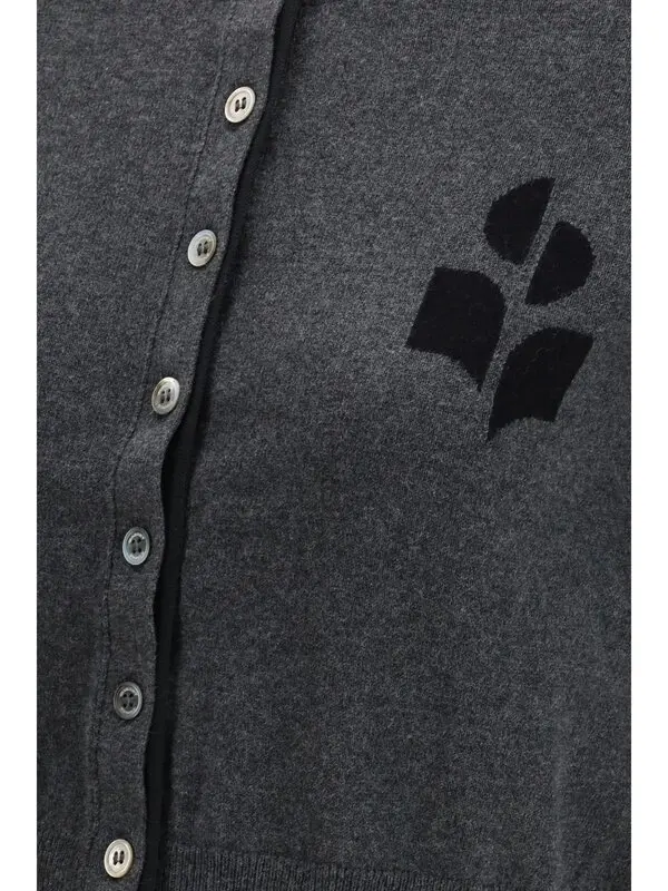 Isabel Marant Étoile Lona Cropped Cardigan - Gray
