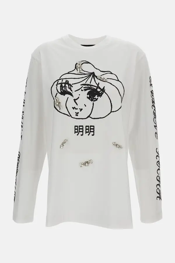 Simone Rocha Long Sleeve T-shirt - Multicolor