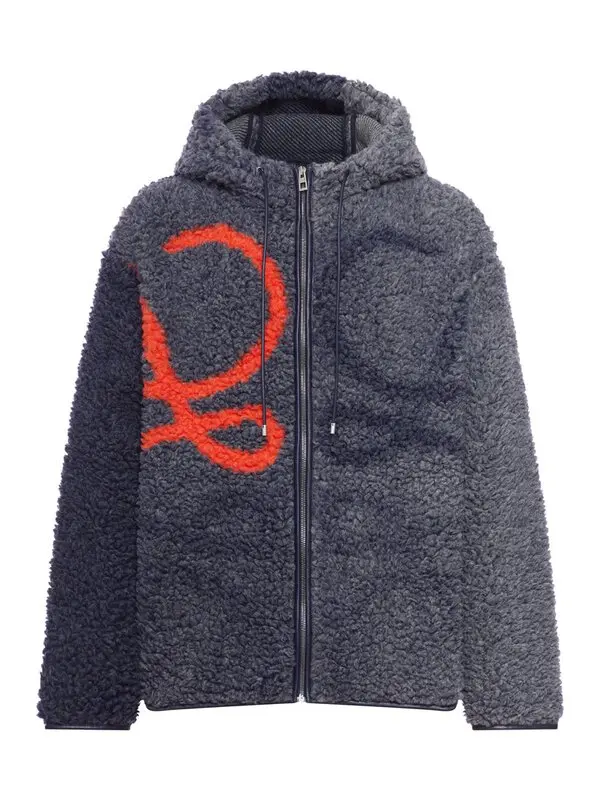 Loewe Anagram Jacquard Fleece Jacket