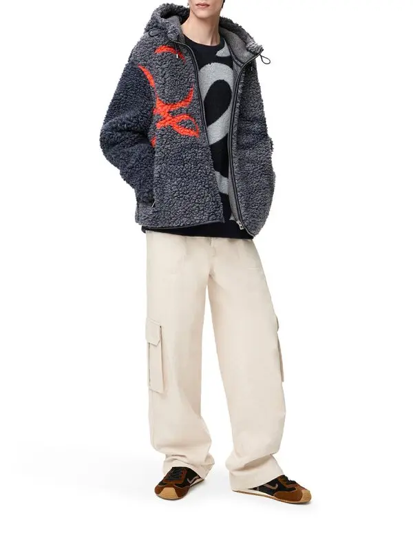 Loewe Anagram Jacquard Fleece Jacket