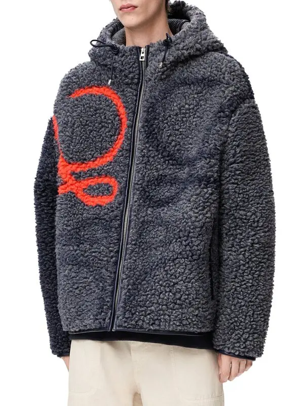 Loewe Anagram Jacquard Fleece Jacket