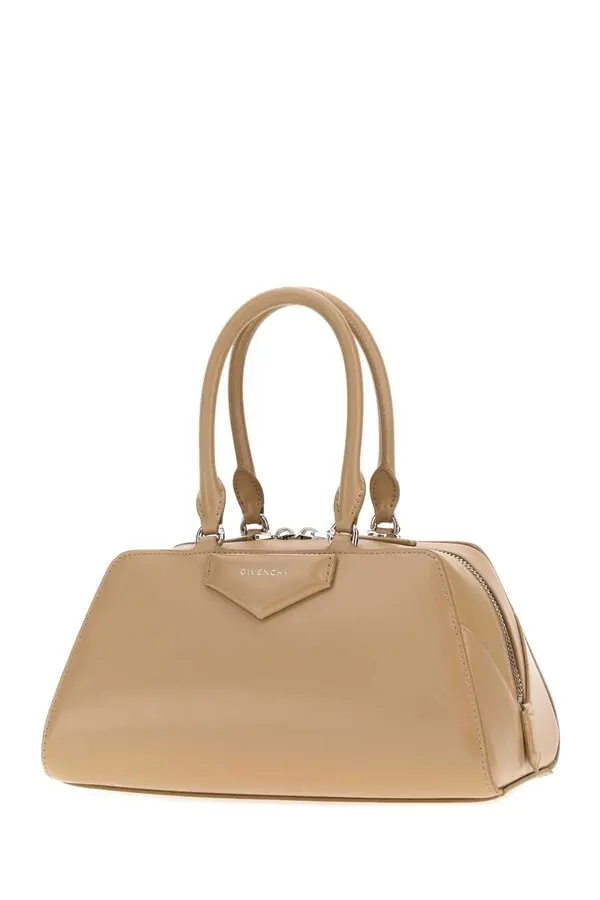 Givenchy Beige Leather Small Antigona East-west Handbag - Brown