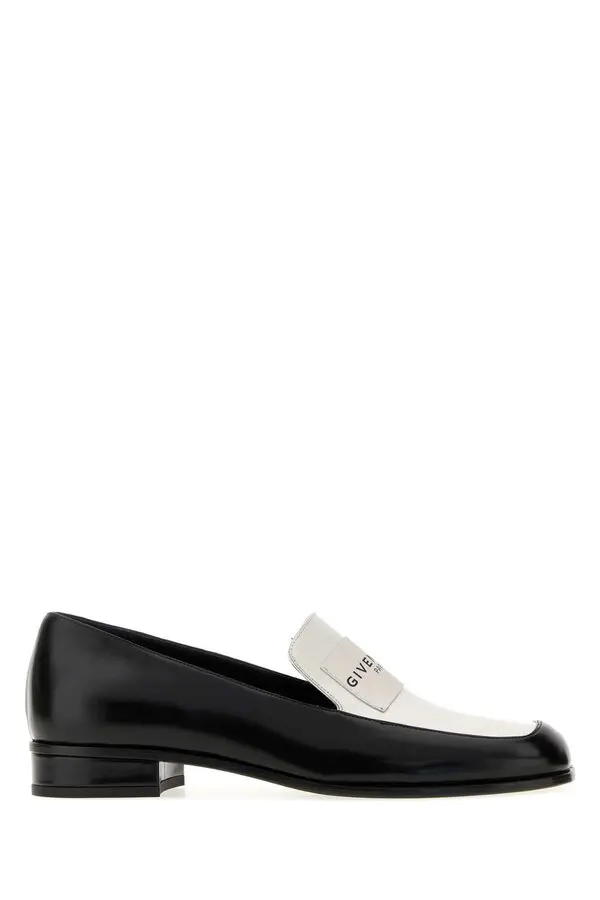 Givenchy Two-tone Leather Tux Loafers