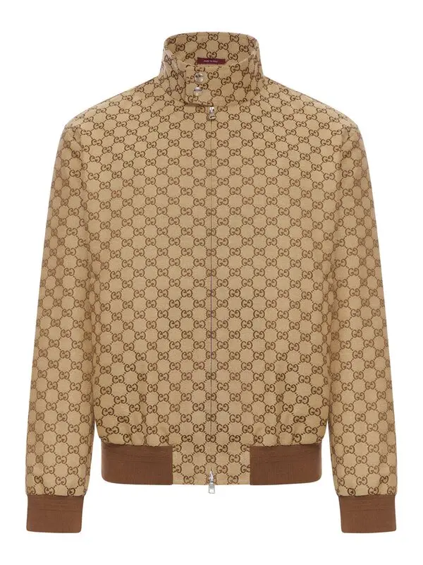 Gucci Gg Fabric Bomber Jacket